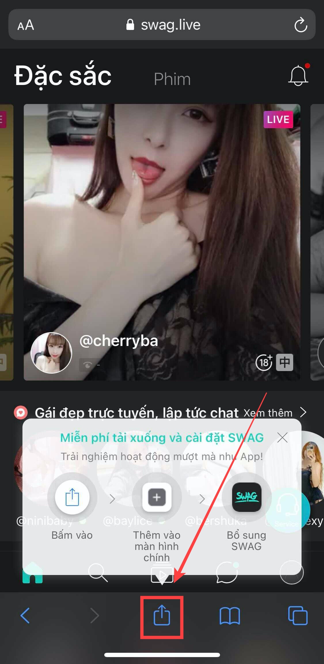 Cách thêm SWAG vào màn hình chính trên điện thoại IOS và ANDROID. Trải ...